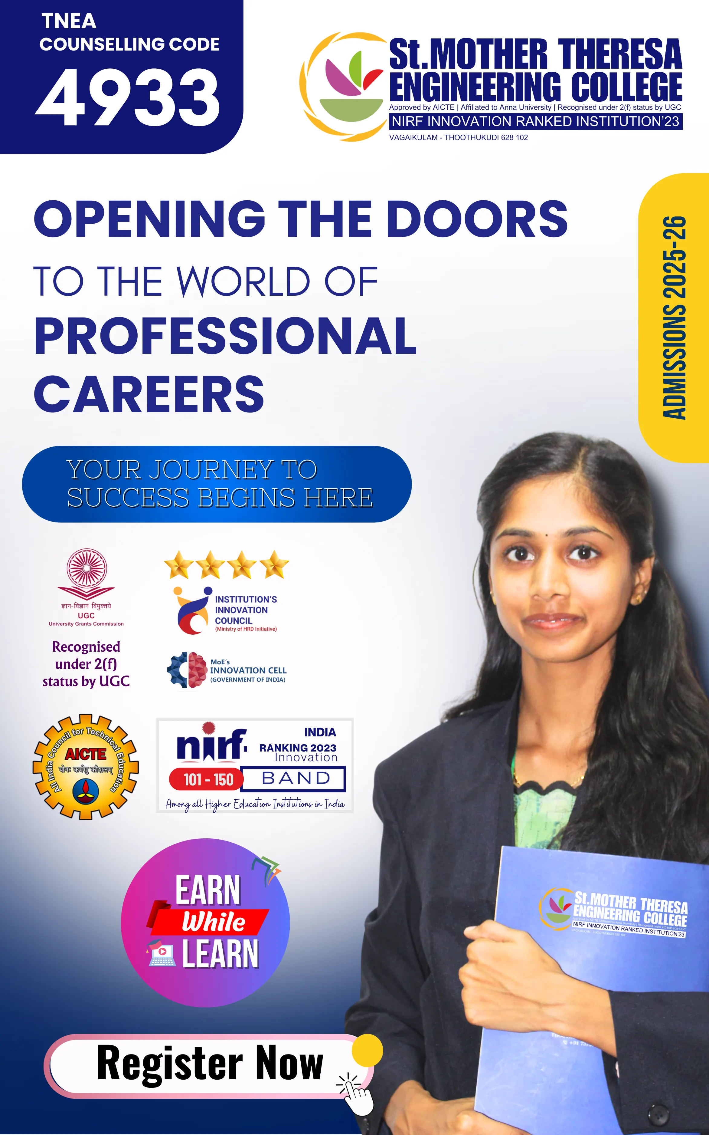 SMTEC ERP St Mother Theresa Engineering College Thoothukudi